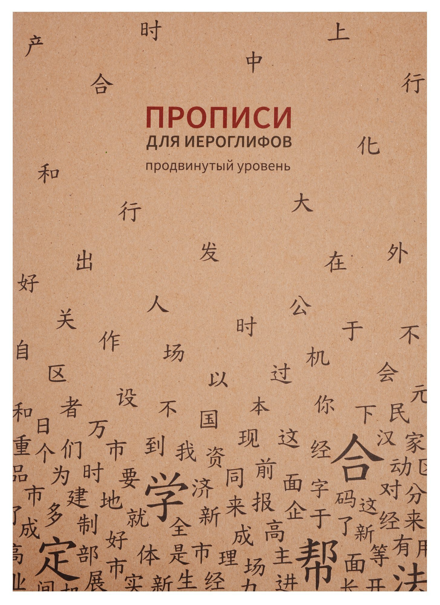 Тетрадь для записи иероглифов в клетку "Прописи", B5, 16 листов