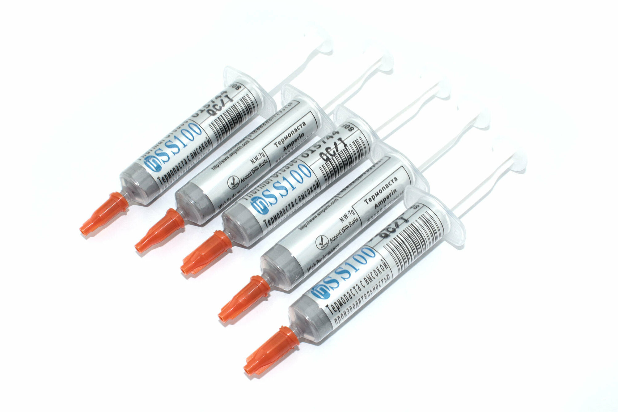 Термопаста Amperin SS100 7 грамм 5 шт