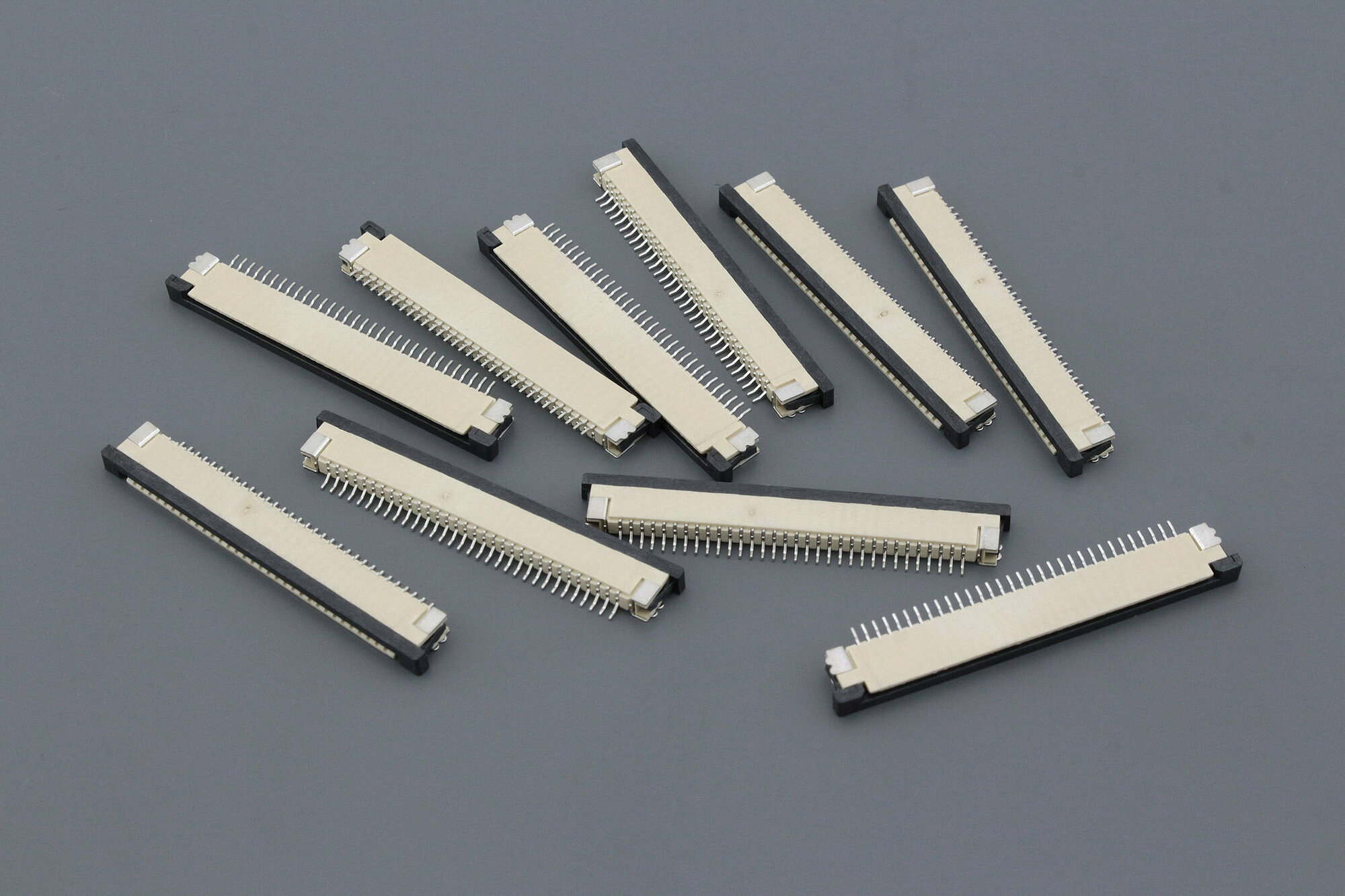 Разъем FPC Half Coverage Bottom Contact 1.0K-BX-32PWB 32 pin высота 2мм шаг 1мм 10 шт