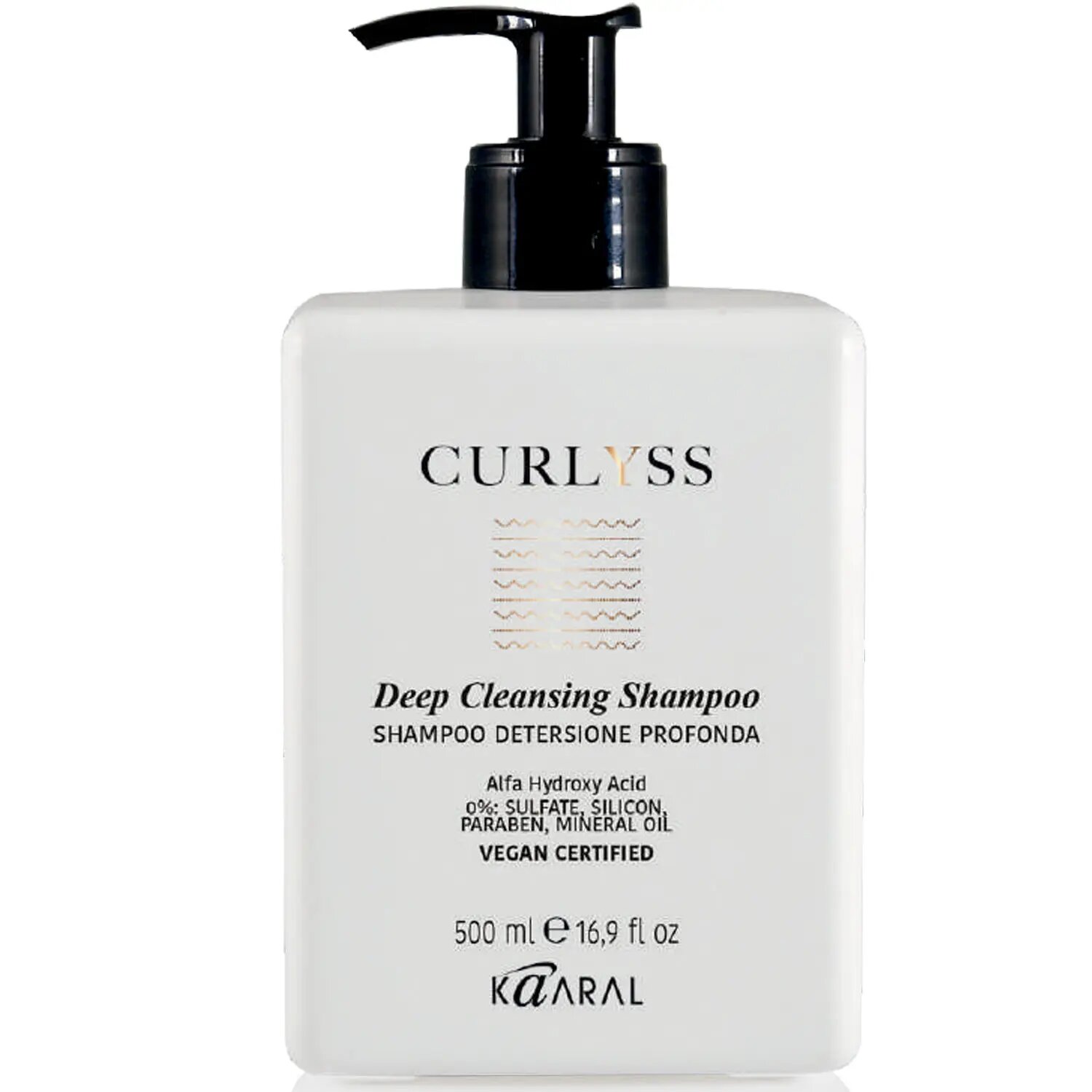 Шампунь KAARAL Curlyss Deep Cleansing Shampoo глубокого очищения pH8 , 500мл