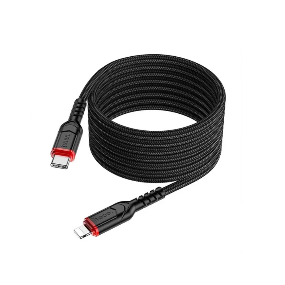 Hoco Кабель HOCO X59 Victory PD Charging Data Cable IP 3м, черный