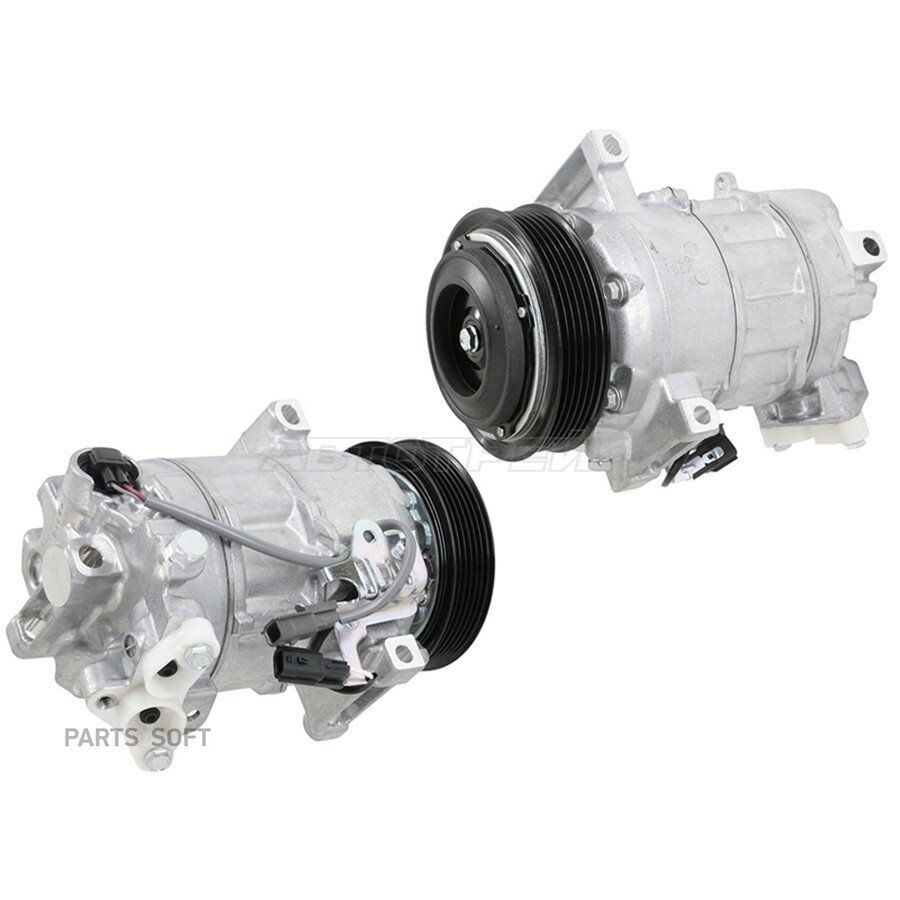 Компрессор кондиционера Nissan Qashqai 13-22 / X-Trail 13-22 от официального дистрибьютора, SAT, артикул ST2450070