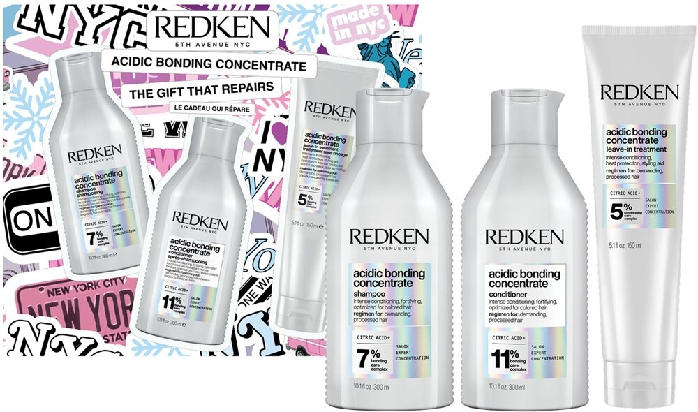 Redken Подарочный набор для слабых волос Acidic Bonding Concentrate 750 мл