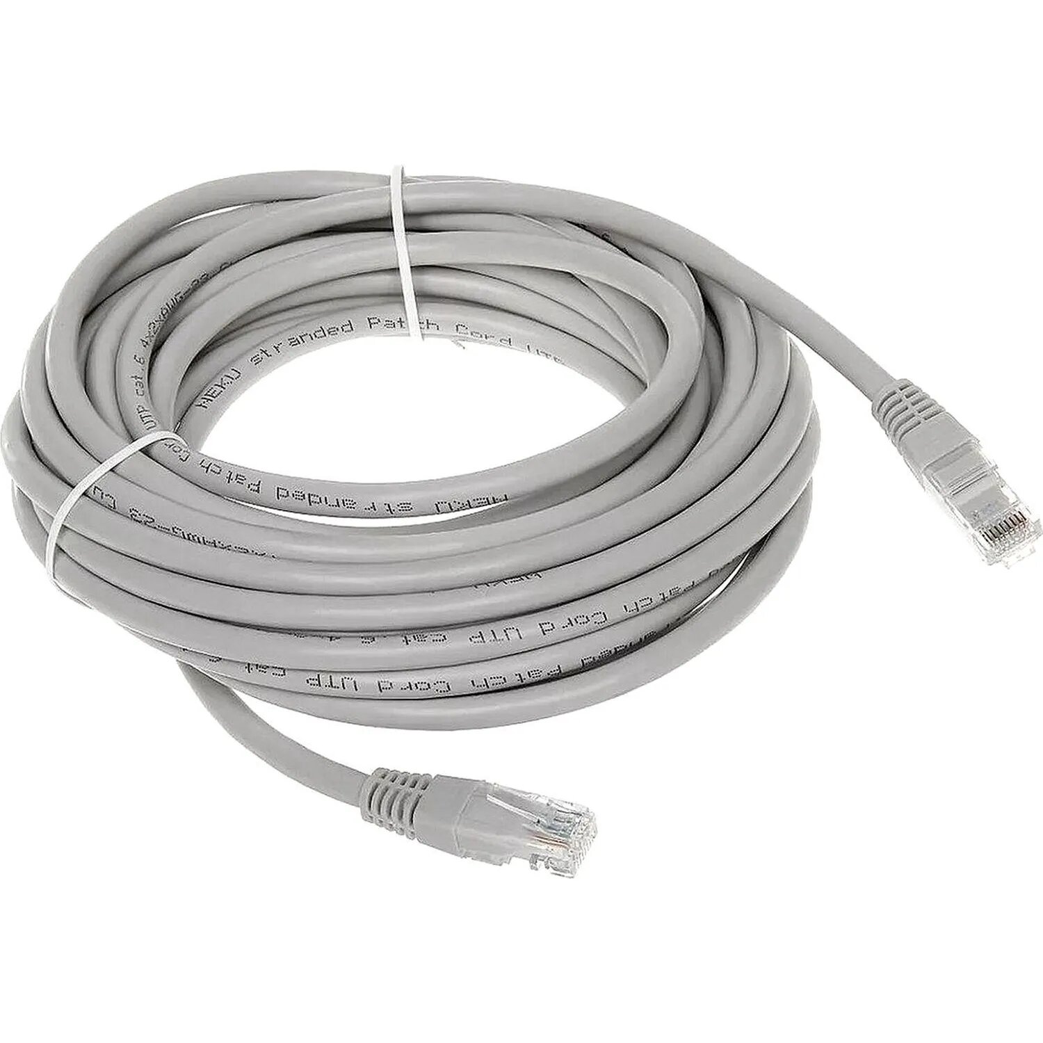 Патч-корд ExeGate UTP-RJ45-RJ45-5e-5M-GY, cat.5e, 5м, серый 