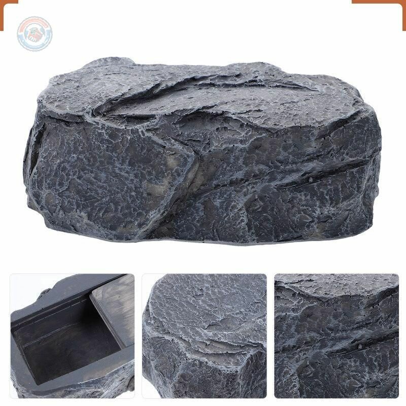 Коробка для ключей в виде камня с тайным отсеком для улицы и дачи, скрытый сейф-укрытие из искусственного камня, декоративный хранитель запасных ключей и мелочей для сада, гаража и двора