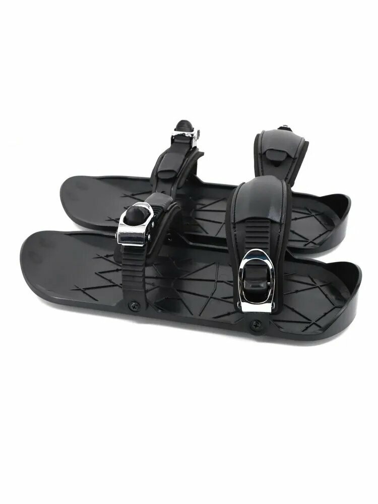 Лыжные ботинки "Mini" третьего поколения, пластик, для прогулок, черные