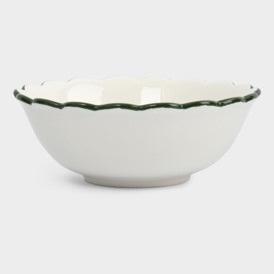 Салатник Anna Lafarg Festival Лошадка у елки 20 см, 1.2 л, керамика, зеленый (ANLAF-FDH-0303-5)