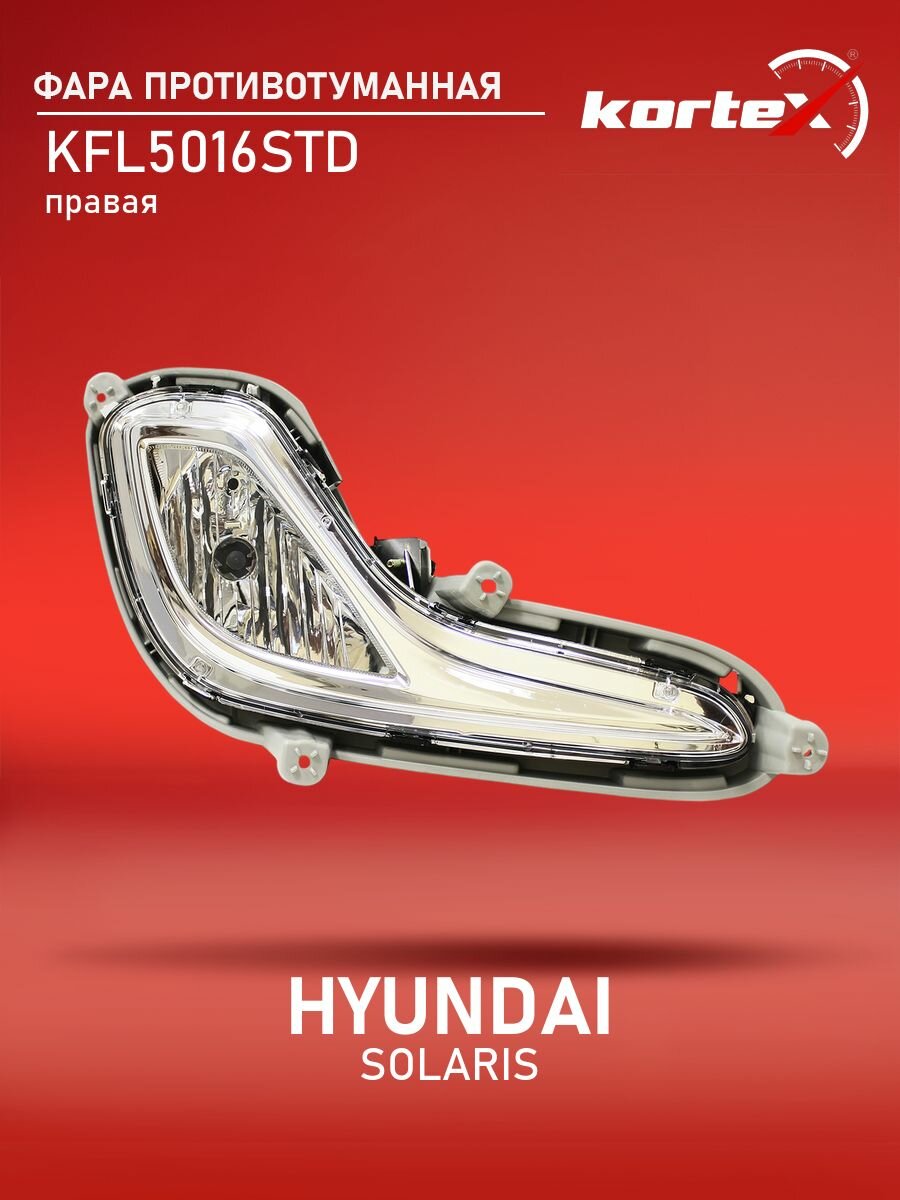 Фара противотуманная правый Хендай Солярис 922021R010, 922021R000