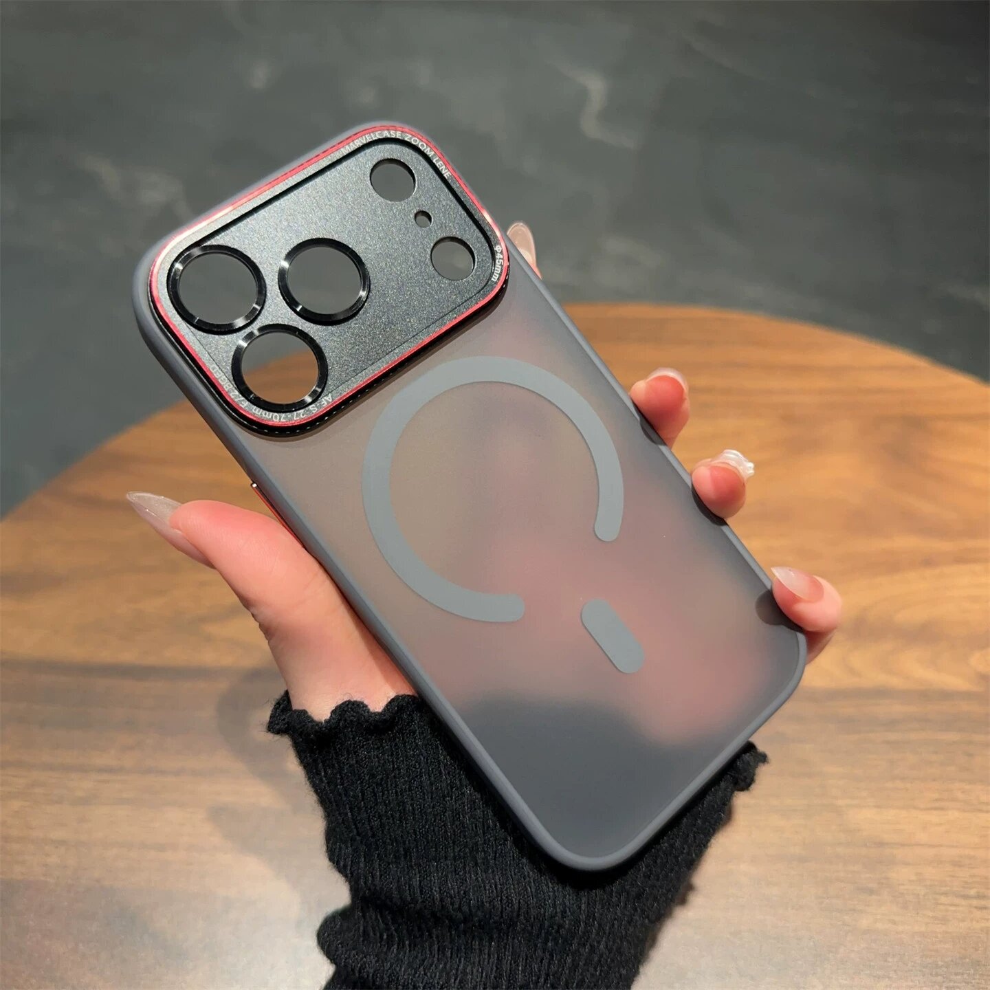 Матовый магнитный чехол из лайкры для Apple 17 Pro Max, поддерживает беспроводную зарядку, новый защитный чехол для