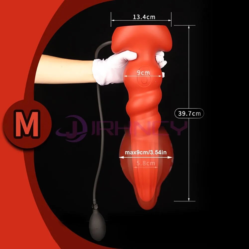 Suoer 12 см огромная надувная анальная пробка силиконовая большая анальная пробка секс-игрушки M