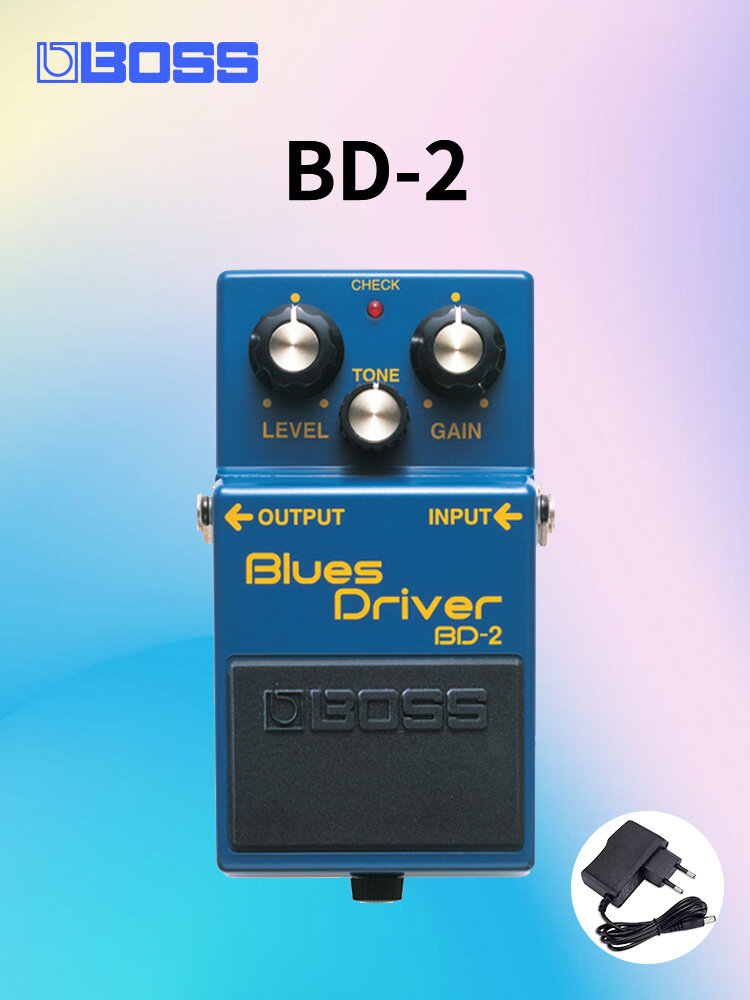 BOSS BD-2 блюзовый перегруз педаль эффектов электрическая гитара аксессуары