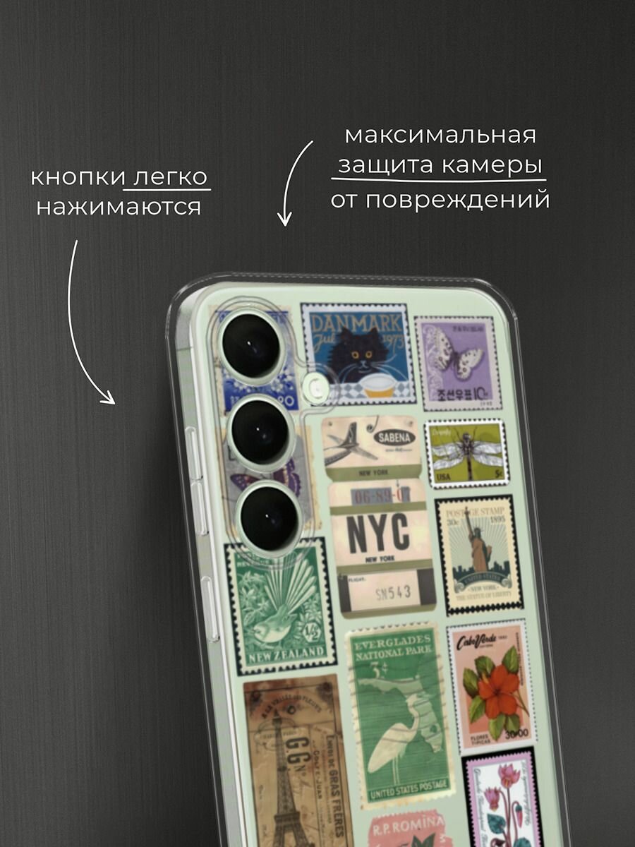 Чехол на Samsung Galaxy S25 Plus / Самсунг S25 Плюс с принтом Марки — фото 1