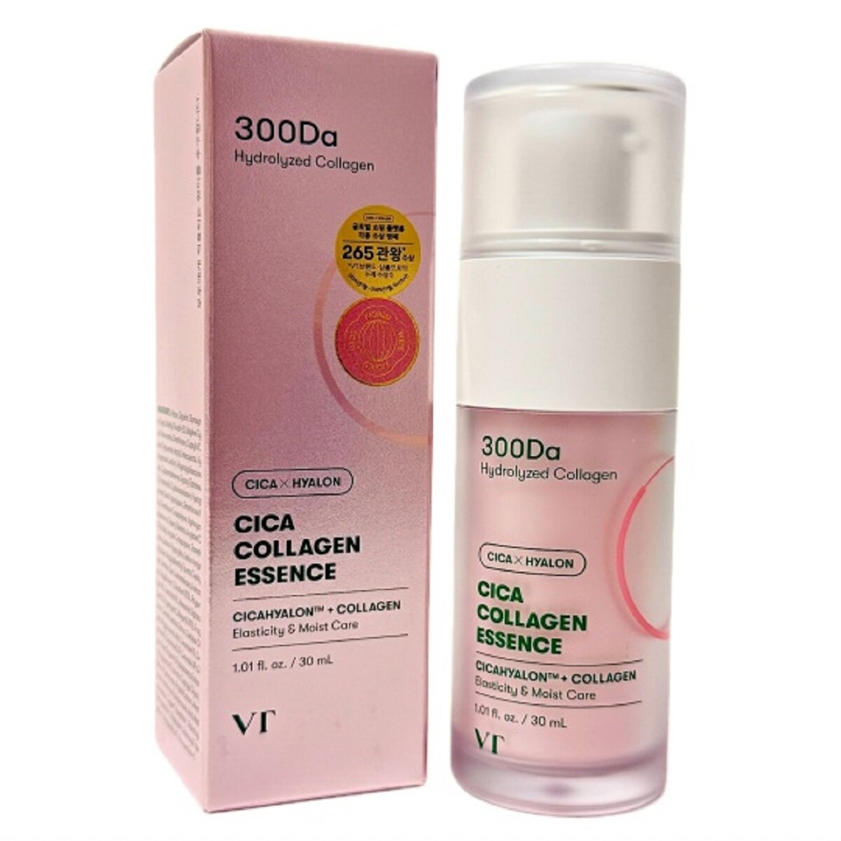 VT Cosmetics Увлажняющая эссенция с пептидами и коллагеном (30мл) Cica Collagen Essence