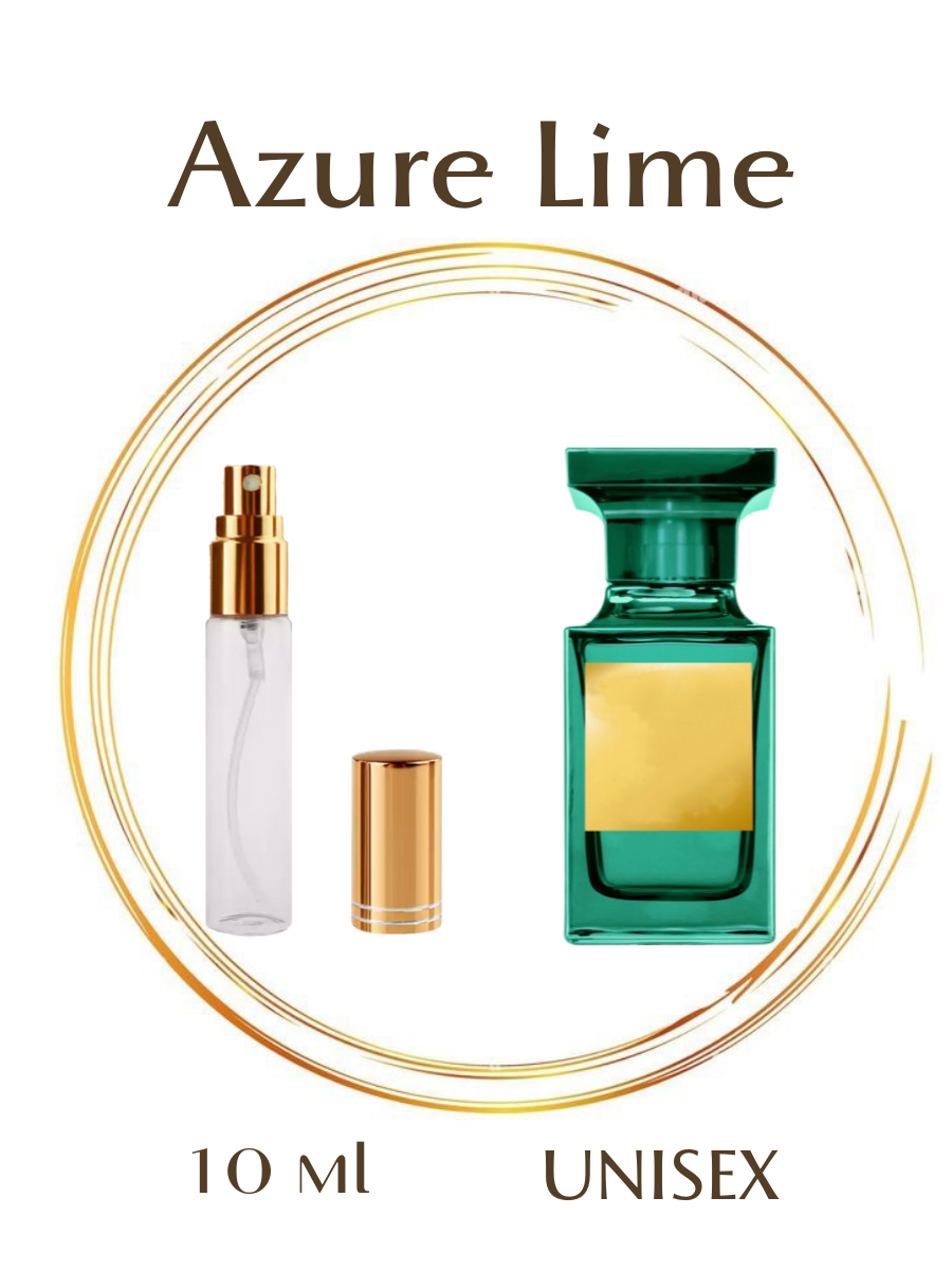 Духи парфюм Azure Lime спрей 10 мл унисекс, цветочные, древесные, мускусные