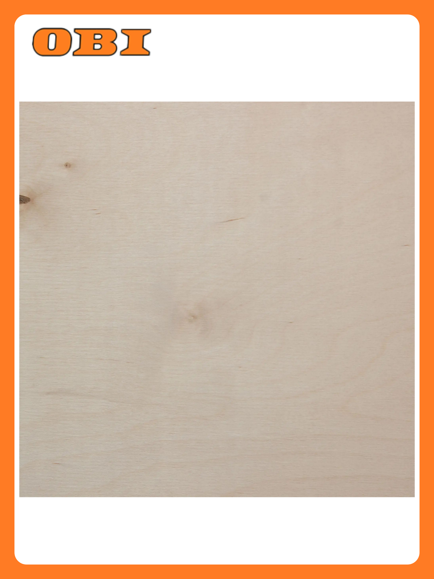 Фанера фк 3/4 шлифованная берёза 1525х1525 10 мм