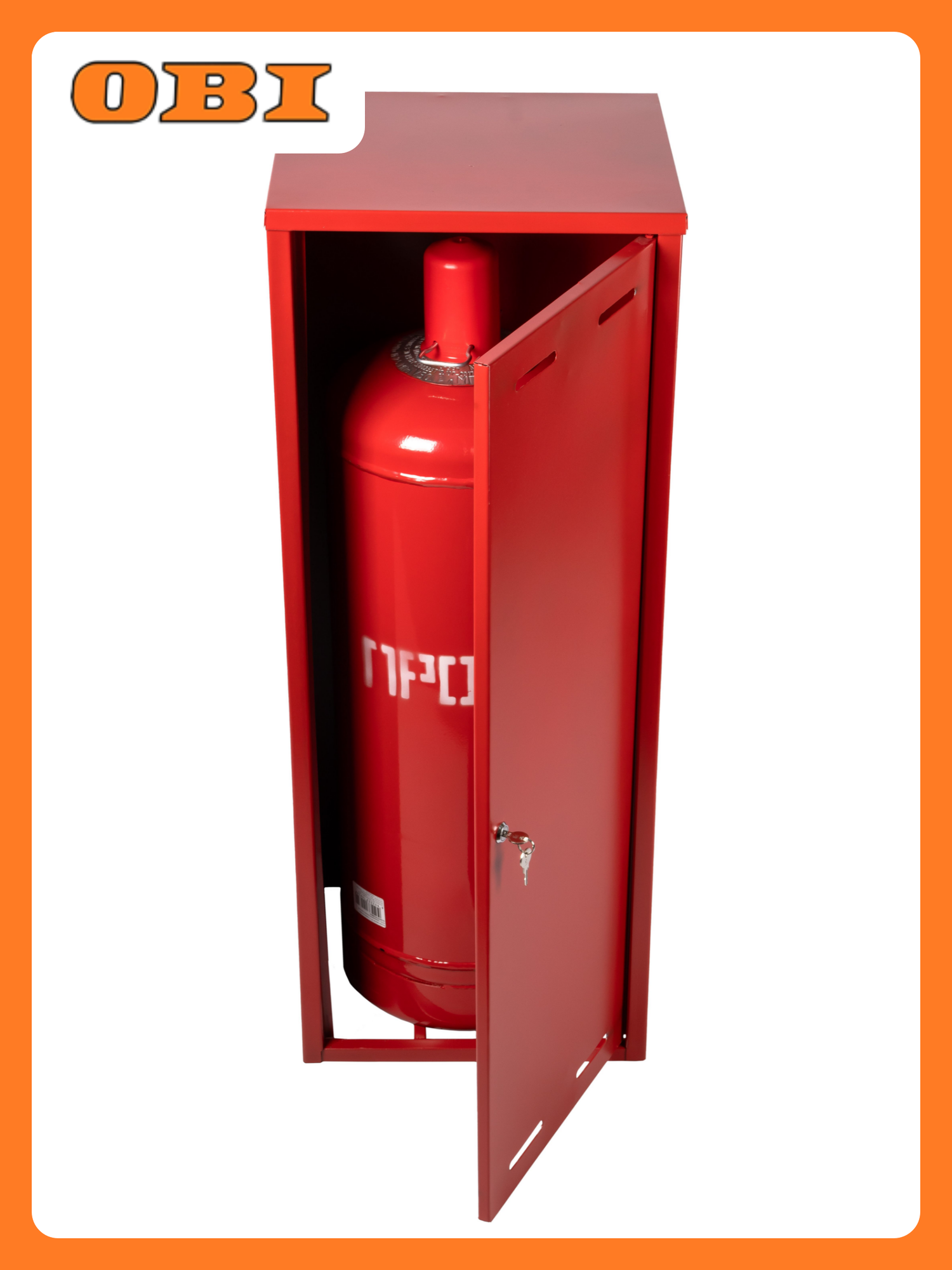 Шкаф для газового баллона ARMA 50/1, металл, для пропана, 1 ⅛", 50 л