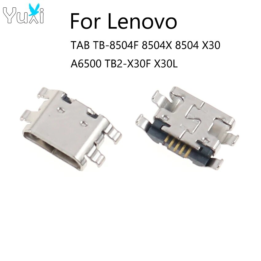 YuXi 10 шт. для Lenovo TAB TB-8504F 8504X 8504 X30 A6500 TB2-X30F X30L USB-порт для зарядки док-станция разъем для зарядного устройства