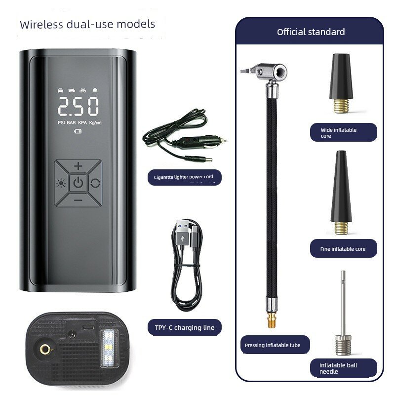 Новый автомобильный компрессор, портативный автомобильный компрессор, электрический компрессор, компрессор для