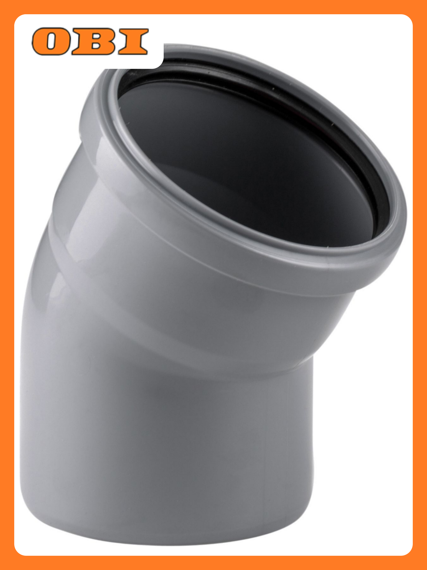 Отвод ВК ПП 110х30, серый, RTP