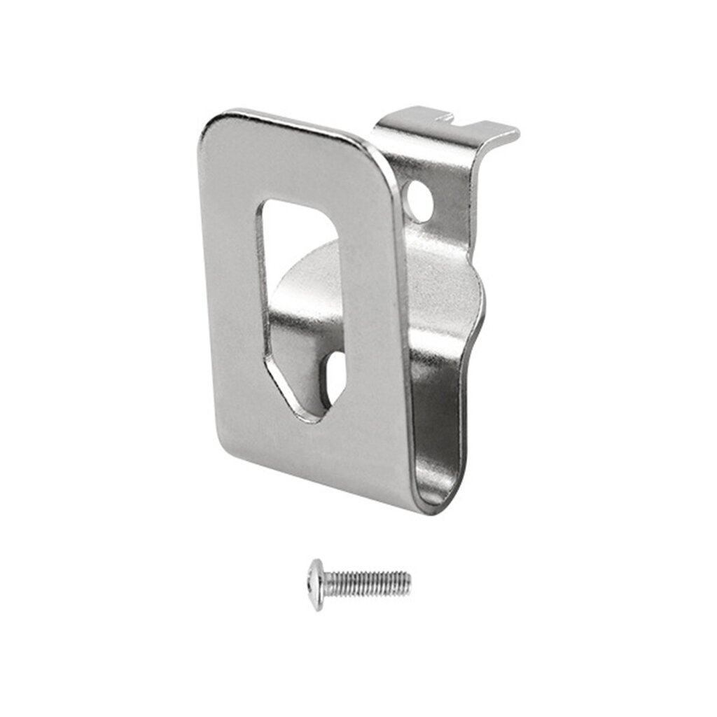 Боковой Крючок Из нержавеющей Стали, Зажим Для Ремня Для Электроинструмента С Крепежным Винтом, Прочная Металлическая Вешалка Для Хранения Инструмента