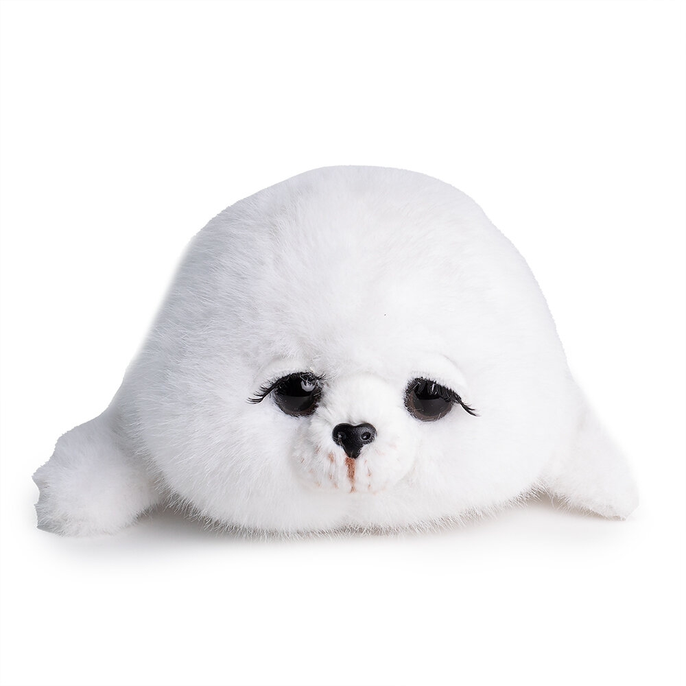 Мягкая игрушка Нерпа Байкал с ресницами 23 см (Mi030)