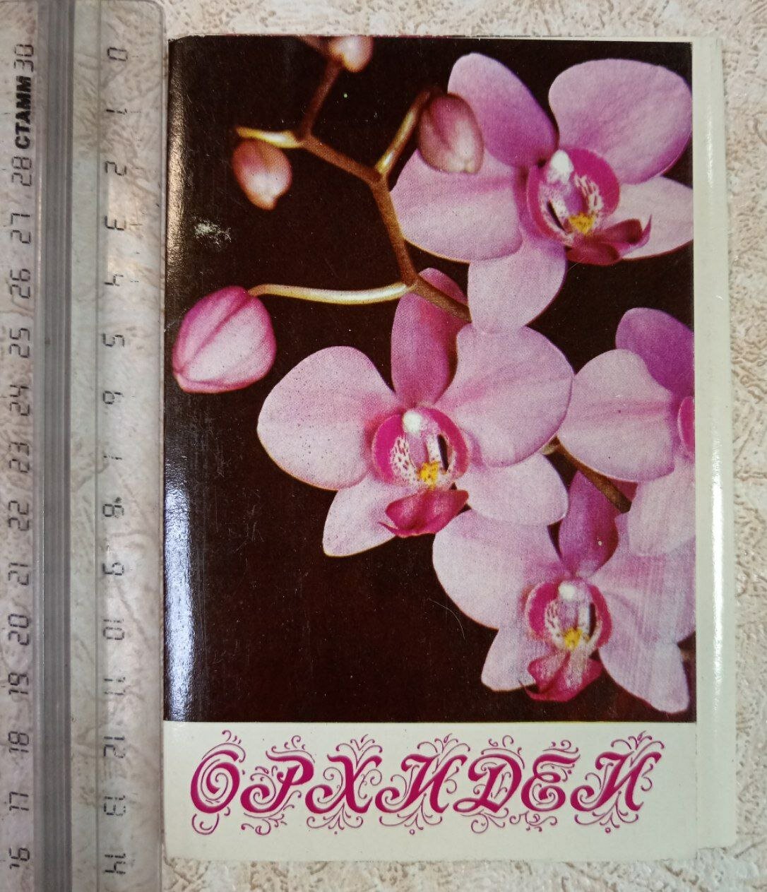 Орхидеи. Набор открыток, 15 шт
