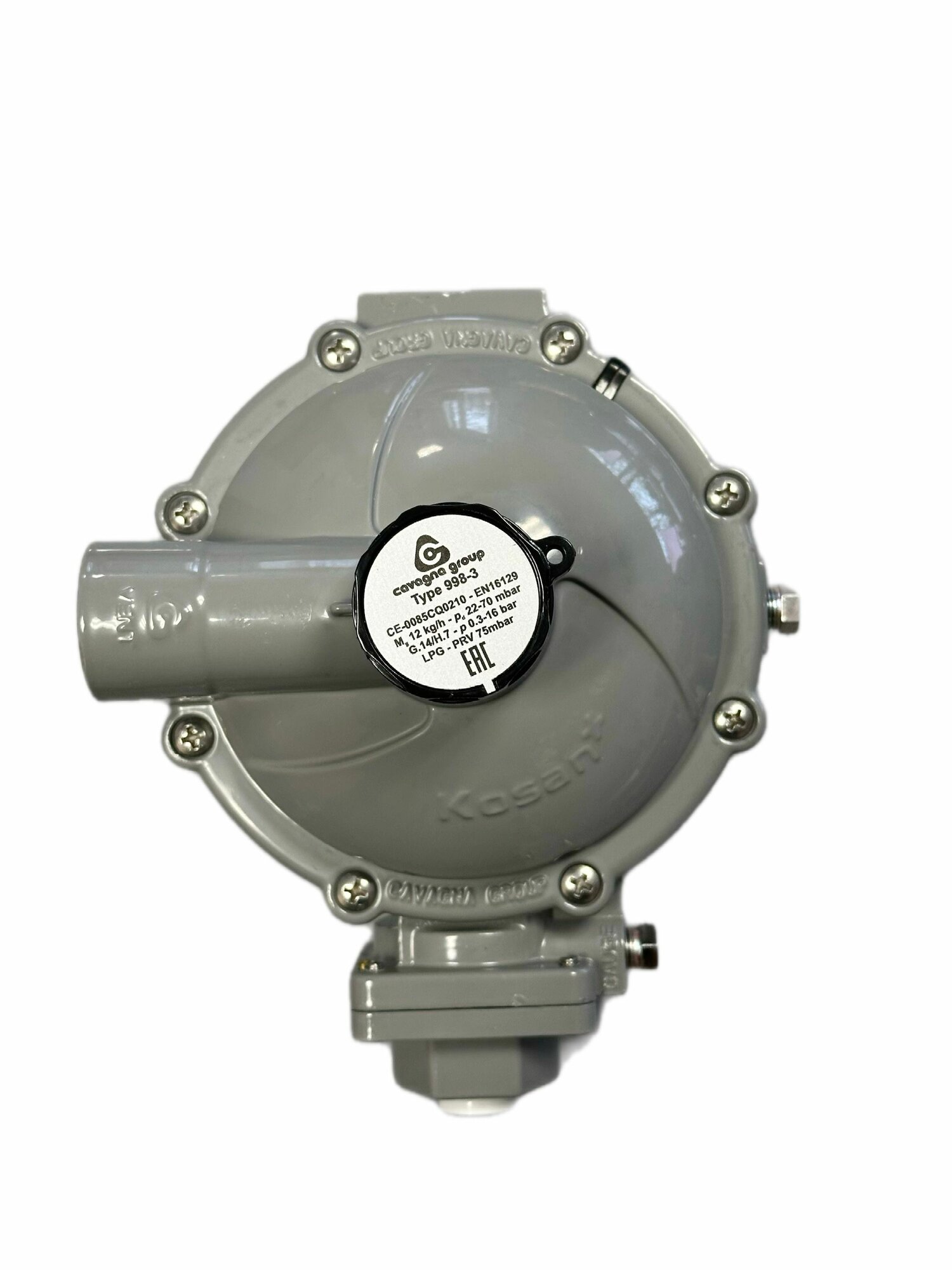 Регулятор давления газа Тип 998 12кг/час 22-70 мбар