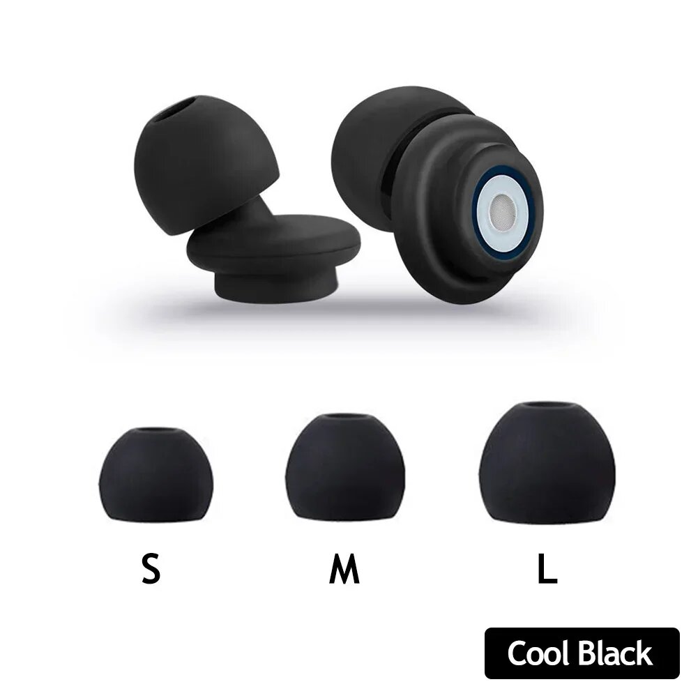 Беруши силиконовые Cool Black для сна и шумоподавления