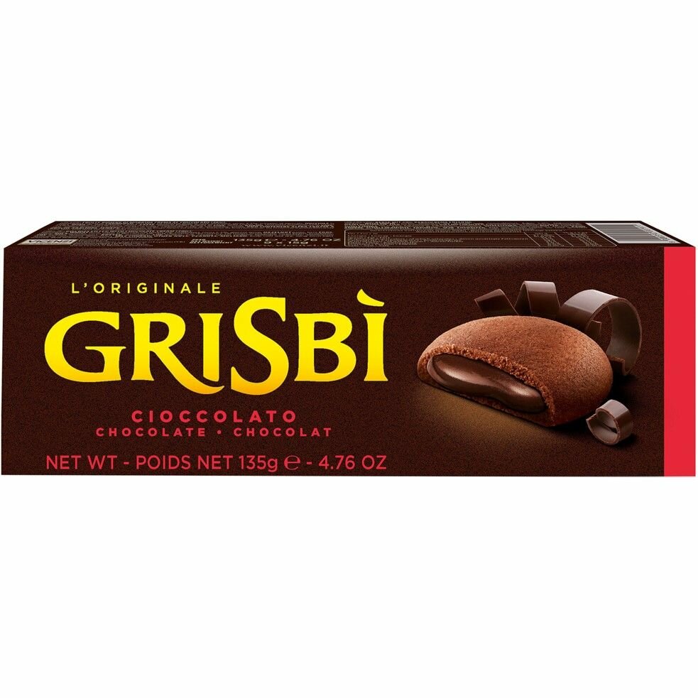 Печенье GRISBI с начинкой из шоколадного крема 135г