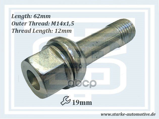 Болт для крепления колеса_VAG T4/SHARAN/7M3601139B 7M3601139B STARKE арт. 183367