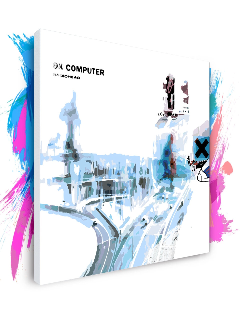 Картина по номерам на холсте Radiohead - OK Computer, 40 х 40 см