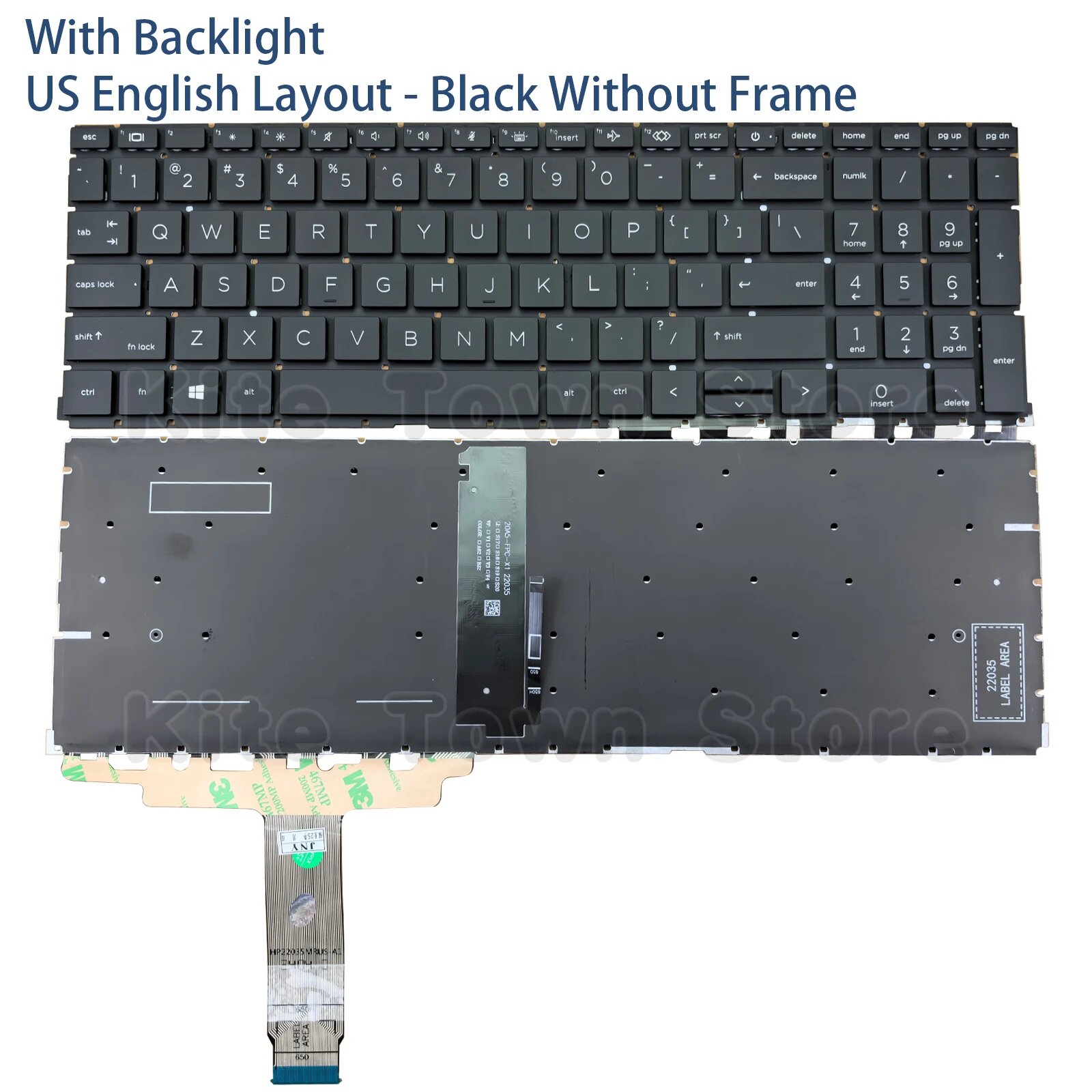 Клавиатура для HP ProBook черная TVGH