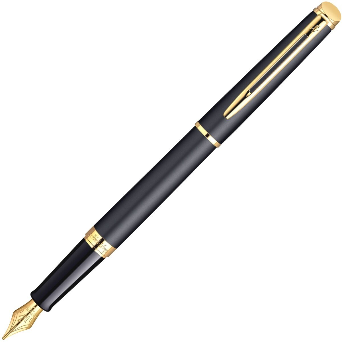 Перьевая ручка Waterman Hemisphere Essential, Matt Black GT (Перо F) S0920710