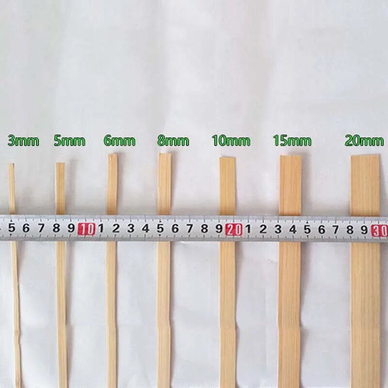 Бамбуковые полоски для плетения 10 м 10mm Width