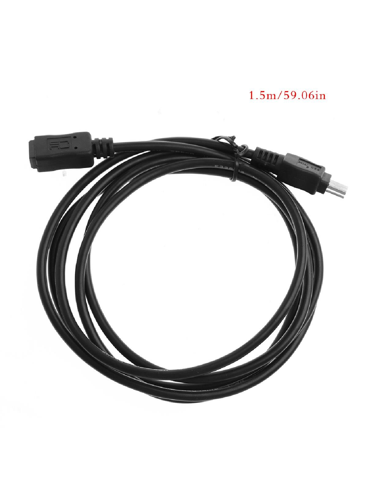 Мини-USB 2.0 Тип B Удлинительный Кабель типа "Мужчина-Женщина" Конвертер Кабель-Адаптер 1,5 м