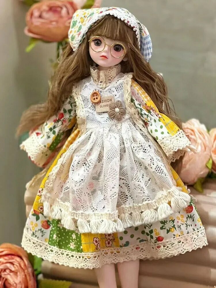 Кукла шарнирная для девочки BJD 31см Новый год День рождение