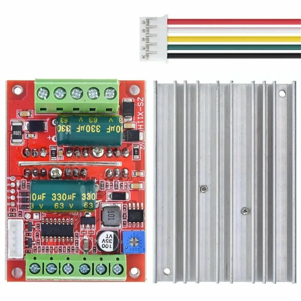 DC 6-60V 400W BLDC Трехфазный DC Бесщеточный Контроллер Двигателя