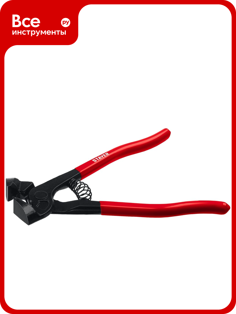 Усиленные кусачки по кафелю STAYER Professional 3356 с карбидными губками, пластиковой рукояткой и возвратной пружиной