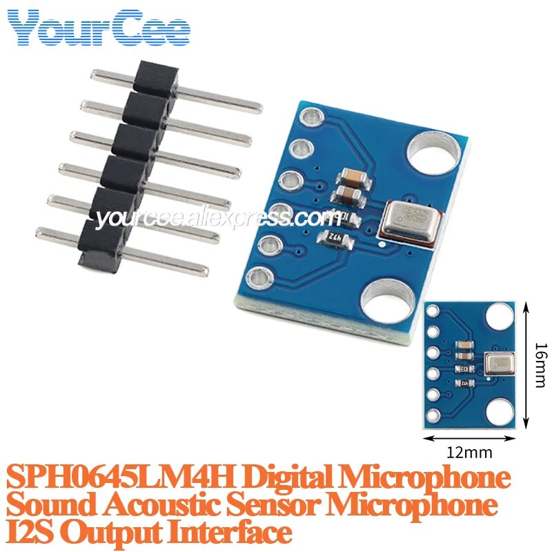 Цифровой микрофон SPH0645LM4H I2S, 10шт