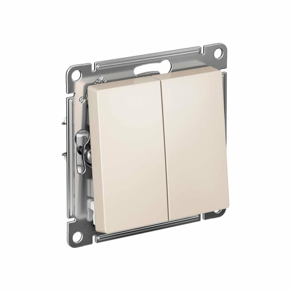 Двухклавишный выключатель Systeme Electric ATLASDESIGN