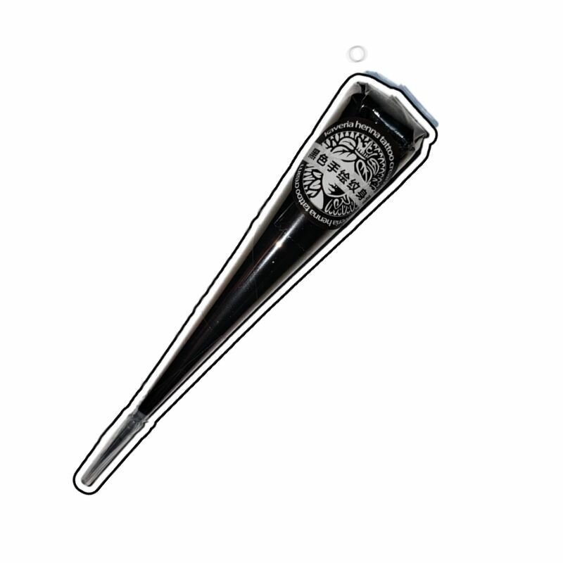 Черная хна 25 г в пакете, паста для ручной росписи, тату-паста, долговечная, водонепроницаемая, полунатуральная паста для тела