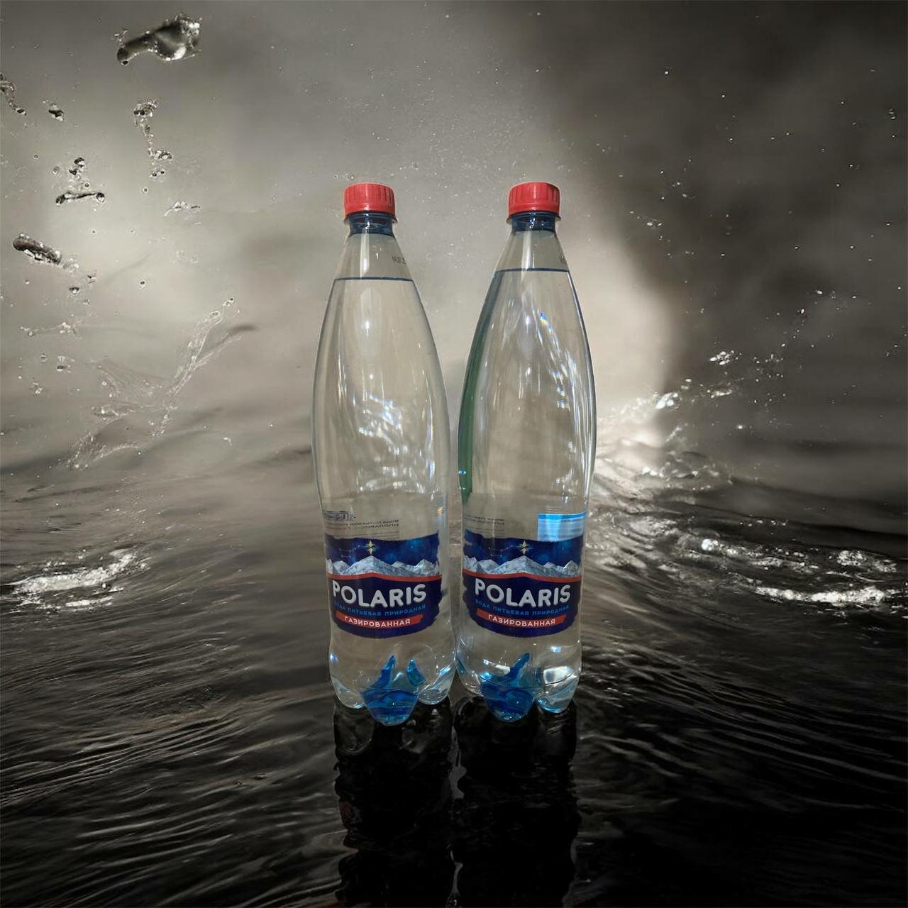 Вода газированная Polaris очищенная 1,5л/6шт