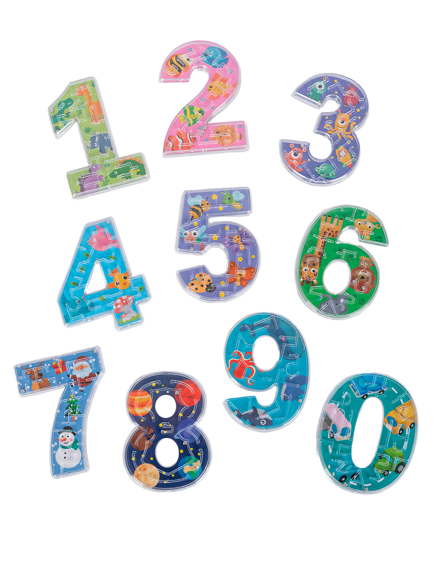 Набор головоломок для детей 10 штук Tongde 811, развивающая игрушка, от 3 лет