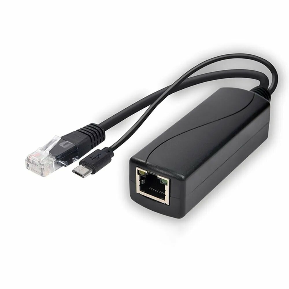 (1 шт.) 100-метровый стандартный POE-разветвитель от 48 В до 5 В2.4A-MICRO USB