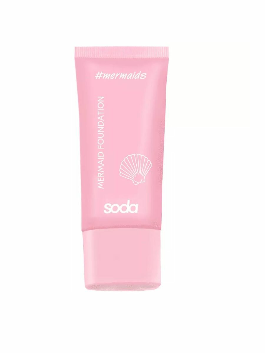 SODA Тональная основа (MERMAID FOUNDATION #mermaids) №103 Vanilla Latte, 30 мл