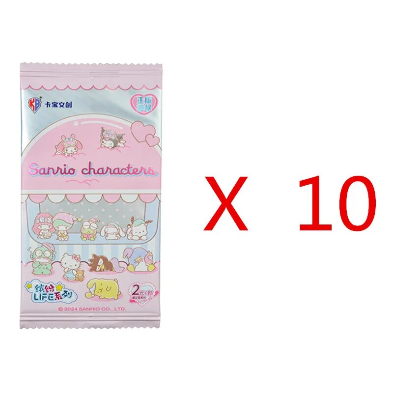 Sanrio карты коллекционные Hello Kitty Kuromi, 10 шт, Bag1