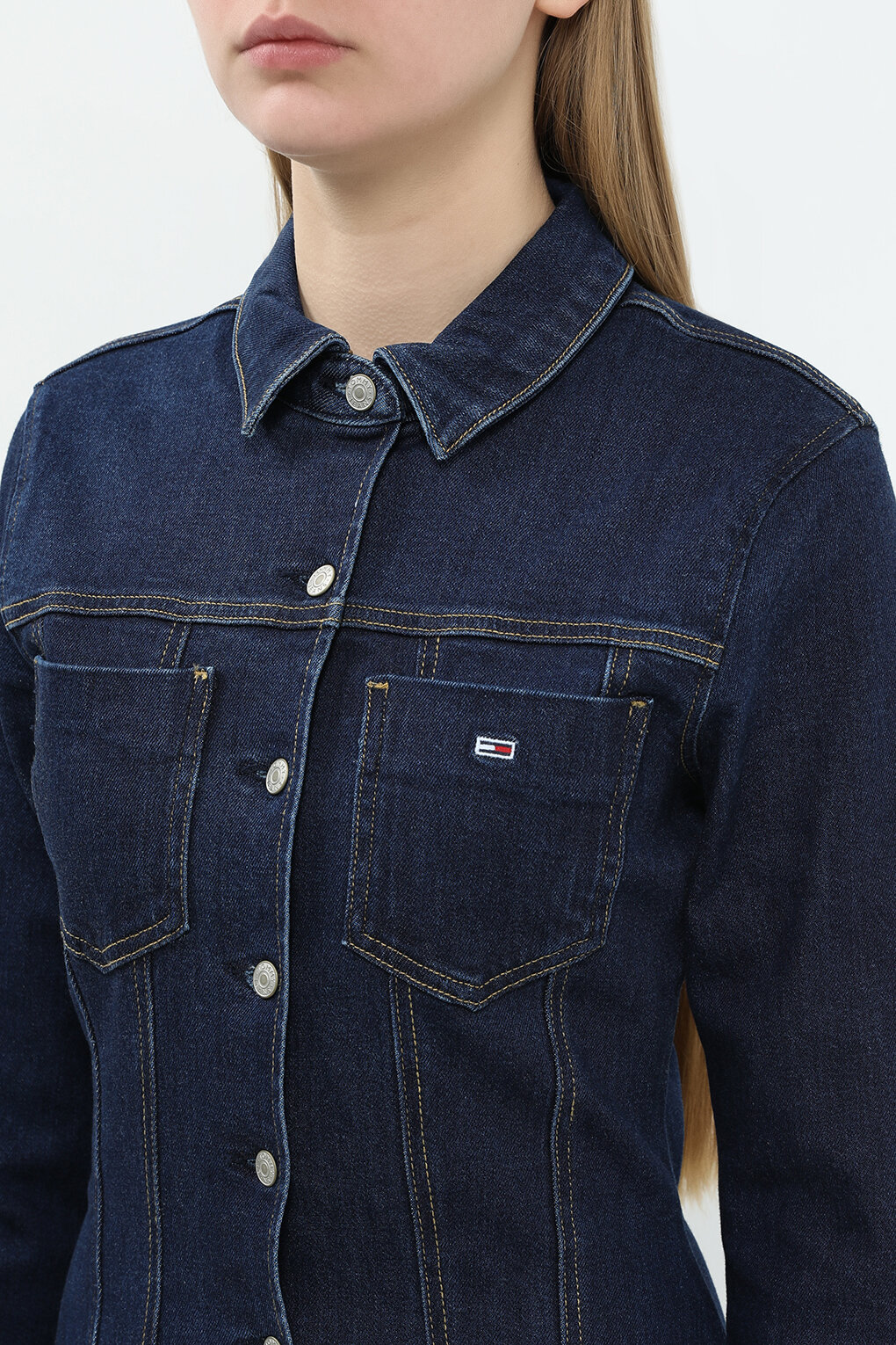 Платье Tommy Jeans, размер XS, синий — фото 1