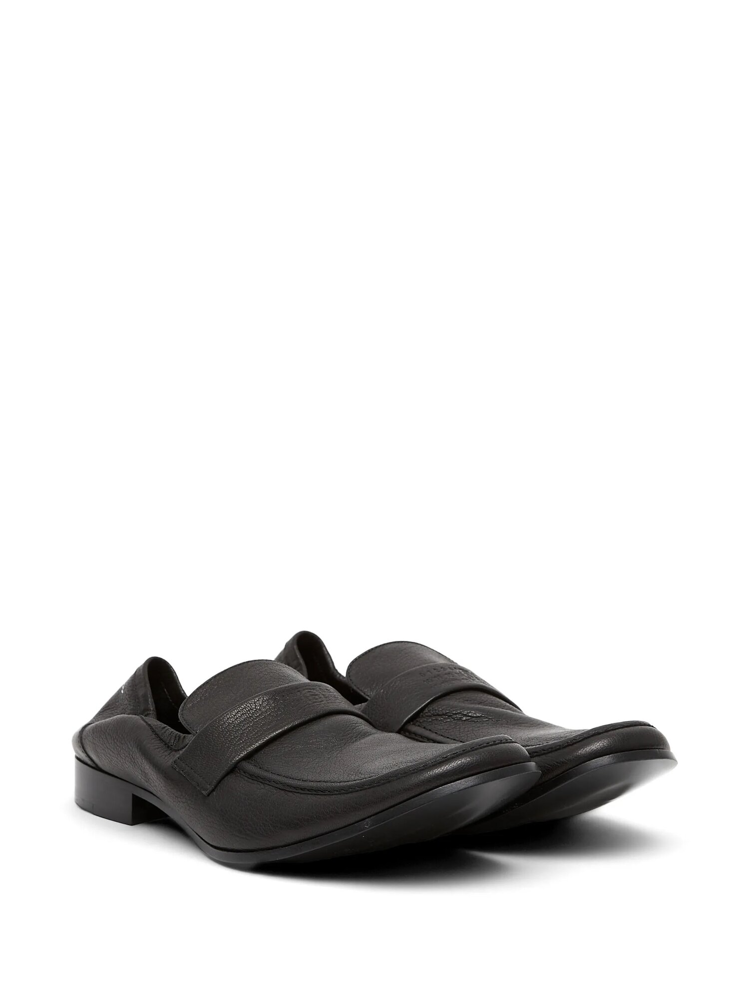 Лоферы MM6 Swing Toe, размер 42, black/black — фото 1