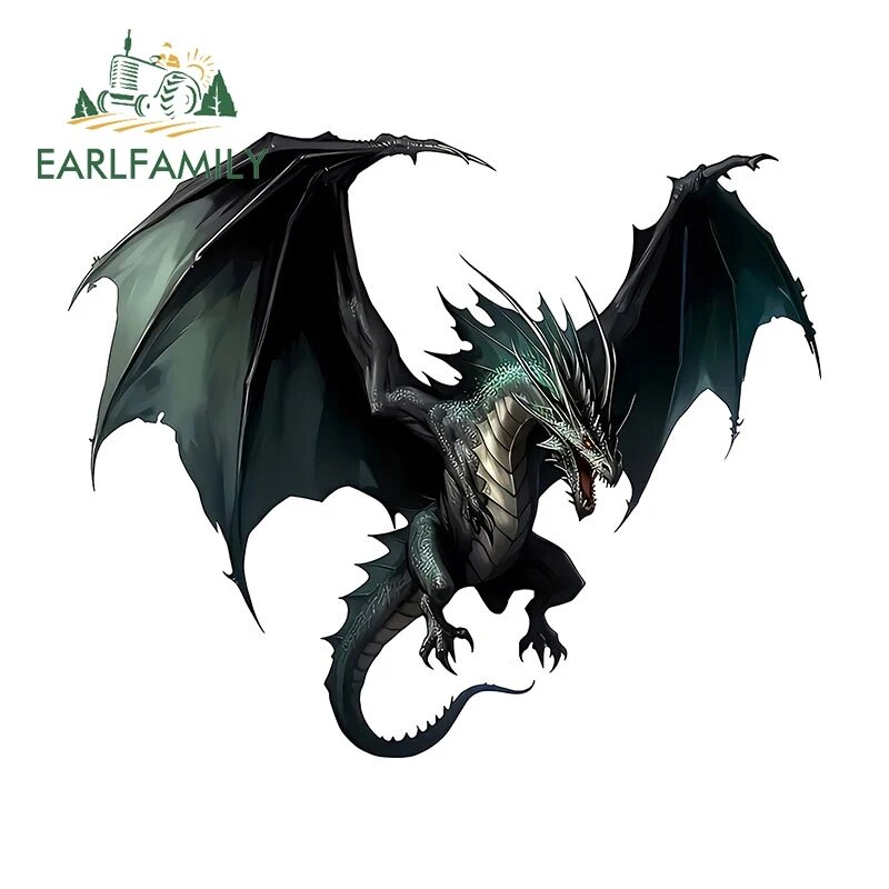EARLFAMILY западный дракон автомобильная наклейка мотоцикл окна багажник ноутбук YT-365409, 13cm