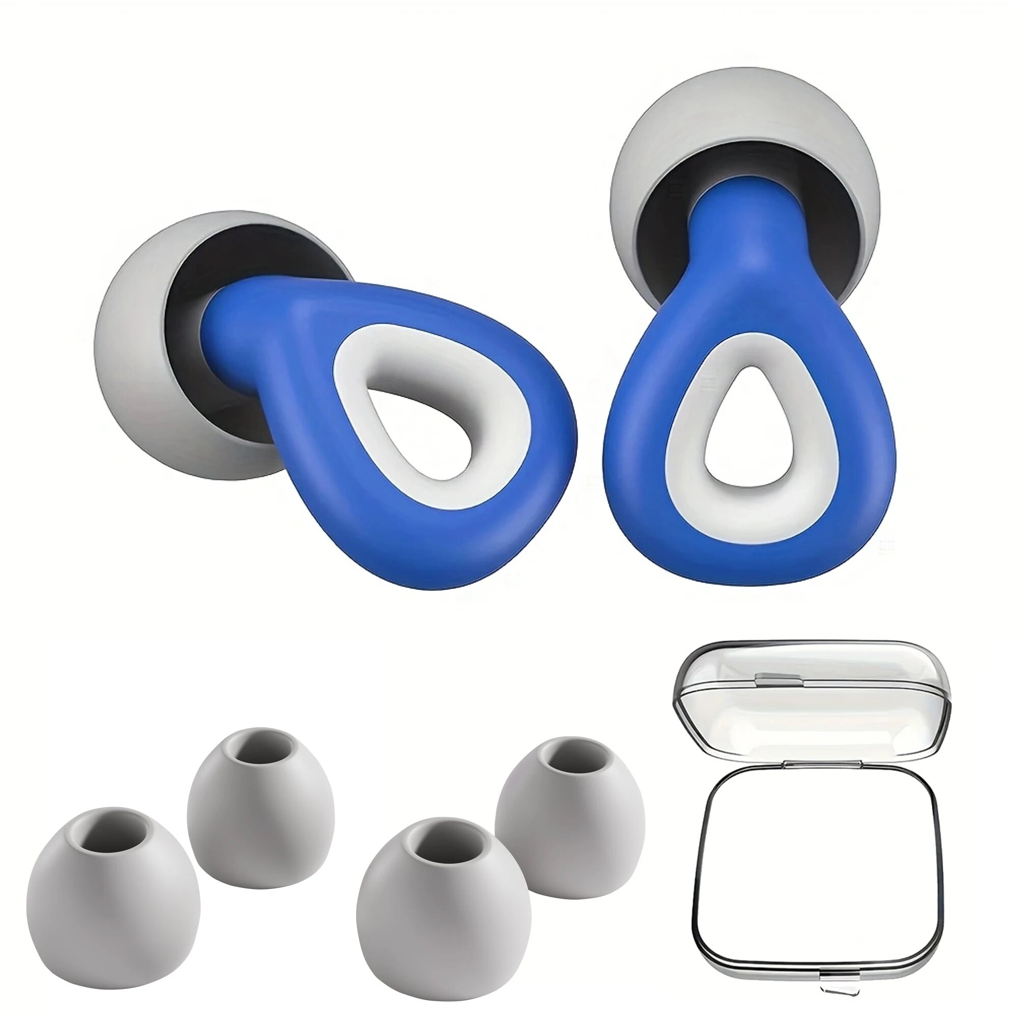Силиконовые беруши шумоподавляющие HUAK, Blue1